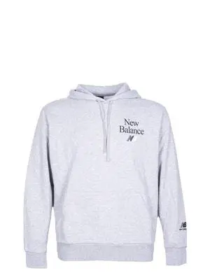 NEW BALANCE Celebrate Hoodie With Logo Detailing - Grey