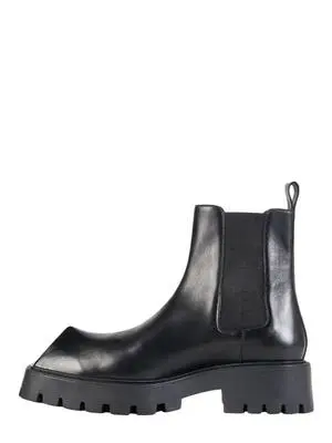 Balenciaga Rhino 20mm Boots In Smooth Calfskin - Black