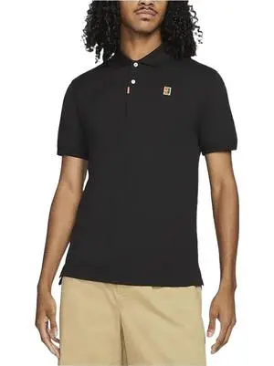 Nike Slim-fit Polo Shirt - Black