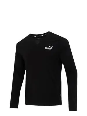 PUMA Long Sleeve Crewneck T-shirt - Black