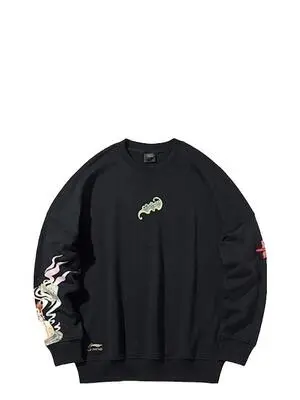 LI-NING X Disney Crossover Casual Pullover - Black/white