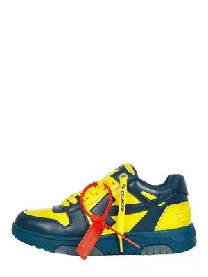 Off-White Off-White Out Of Office Low Sneakers Blue/yellow