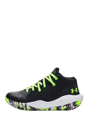 Under Armour Jet '21 Sneakers - Black/white/lime