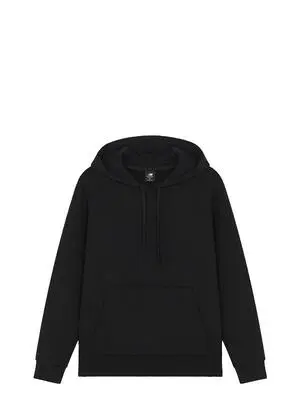 NEW BALANCE Solid Color Knit Hoodie - Black