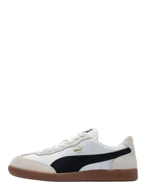 PUMA Liga Leather Sd Low Top Sneakers - White/gray/black