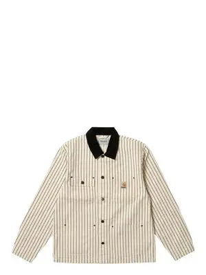 PALACE X Carhartt Wip Hickory Wax Coat - Beige/black