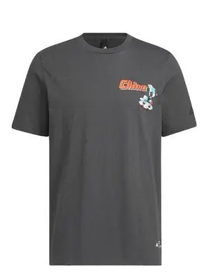 Adidas China Graphic T-shirts - Grey