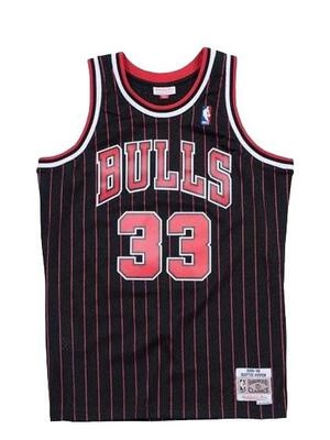 Mitchell & Ness Nba Chicago Bulls Scottie Pippen Swingman Jersey - Black/red