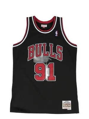 Mitchell & Ness X Nba Chicago Bulls 1997-98 Swingman Jersey 'dennis Rodman 91 - Black