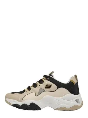 Sketchers D'lites 3.0 Sneakers - Graybrown/black