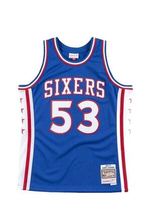 Mitchell & Ness Nba Darryl Dawkins Philadelphia 76ers 1976/77 Swingman Jersey - Blue/red/white