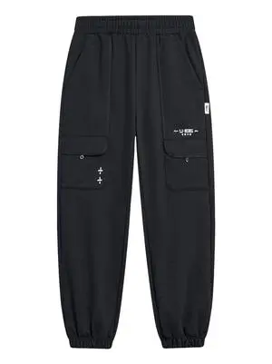 LI-NING Logo Sweatpants - Black
