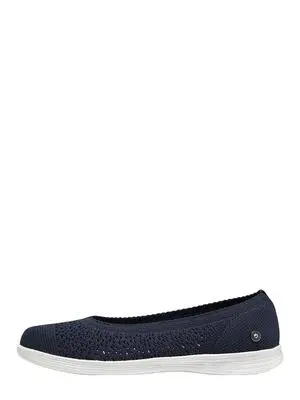 Sketchers On The Go Dreamy Slip-on Ballet Flats - Navy/white