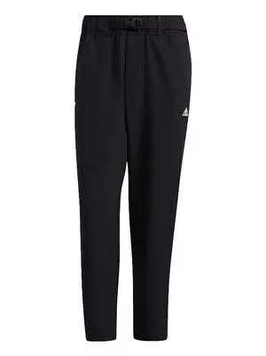 Adidas Wj Wv Reg Pnts Belt Solid Color Sports Pants/trousers/joggers Black - Default Color