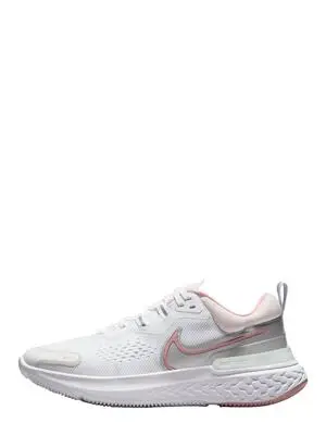 Nike React Miler 2 Athletic Sneakers - White/pink/silver