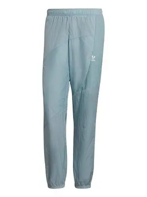 Adidas Originals Casual Splicing Solid Color Sports Pants/trousers/joggers Cyan - Multi-color