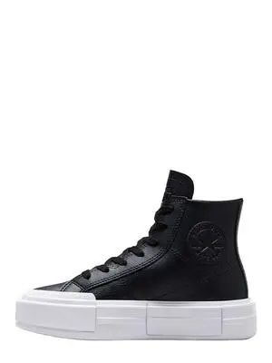 CONVERSE Converse Chuck Taylor All Star Cruise Hi Platform Trainers In Leather Black
