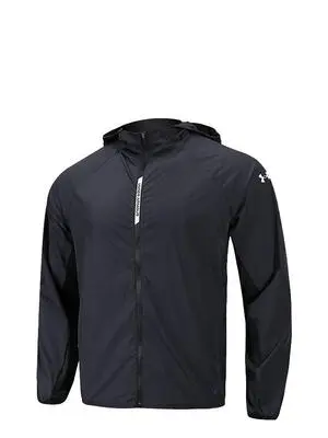 Under Armour Hooded Zip-up Jacket - Black