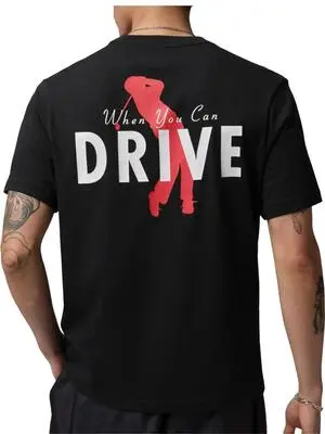JORDAN Jordan Dri-fit Golf T-shirt 'black' Black