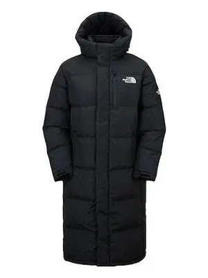 The North Face Long Padded Down Parka - Black