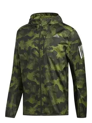 Adidas Own The Run Camouflage Jacket - Green