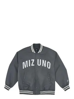 Mizuno Varsity Bomber Jacket - Grey