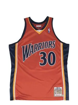Mitchell & Ness Golden State Warriors Stephen Curry 30 Jersey - Orange