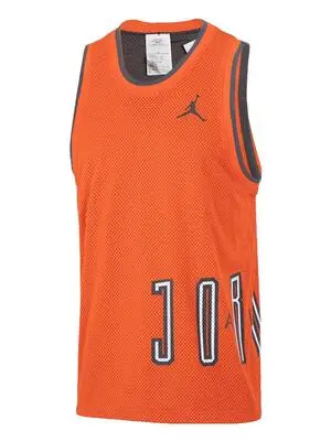 JORDAN Air Sport Dna Reversible Basketball Vest - Orange