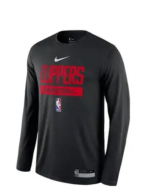 Nike X Nba La Clippers Performance Long Sleeve T-shirt - Black/multi-color