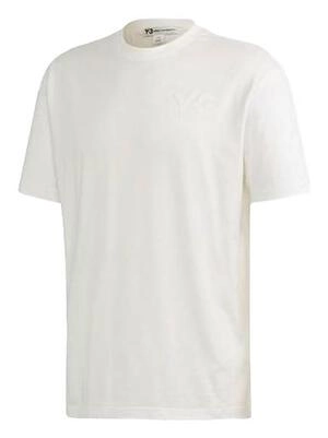 Adidas Y-3 Ss21 Casual Logo Short Sleeve T-shirt - White