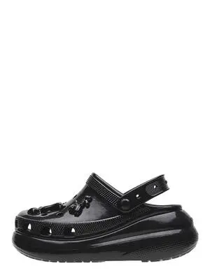 CROCS Crush High Shine Clogs - Black