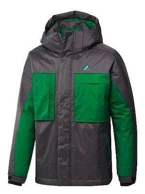 Adidas Logo Pattern Splicing Down Jacket - Default Color