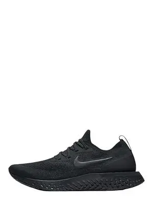 Nike Epic React Flyknit Low Top Sneakers - Black