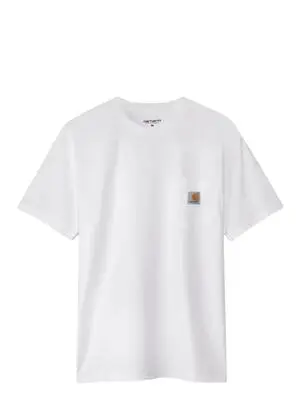 Carhartt Work In Progress 26ss Pocket Short Sleeve T-shirt - White