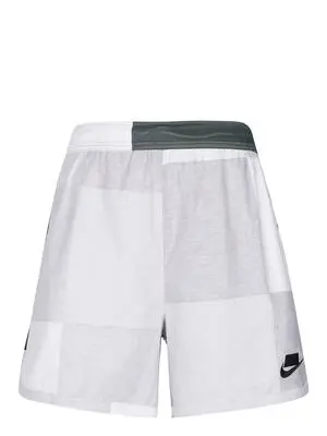 Nike Splicing Colorblock Sports Shorts - Multi-color