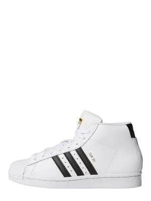 Adidas Pro Model High Top Sneakers - White/black
