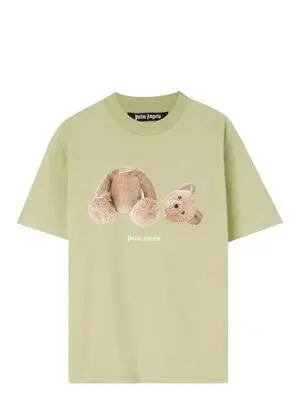 Palm Angels Bear Classic Tee 'mint Brown - Mint/brown