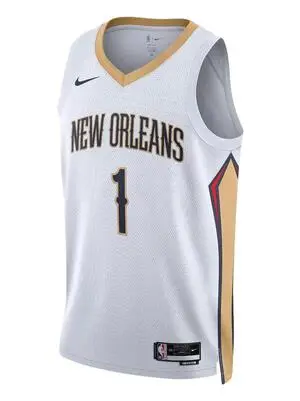 Nike Dri-fit Nba New Orleans Pelicans Zion Williamson Association Edition Swingman Jersey - None