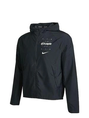 Nike As Nk Essntl Jkt Jacket Wild Run Gx - Black
