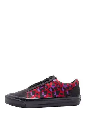 VANS Stray Rats X Vault Ua Old Skool Ns Og Lx "raven Racing Red - Black/red