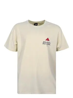 NEW BALANCE X Anb Sport Tee Asia Sizing 'beige - Beige/red