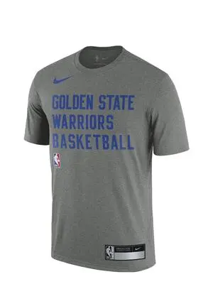Nike X Nba Golden State Warriors Dri-fit Basketball T-shirt - Grey