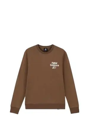 NEW BALANCE Crewneck Sweatshirt - True Brown