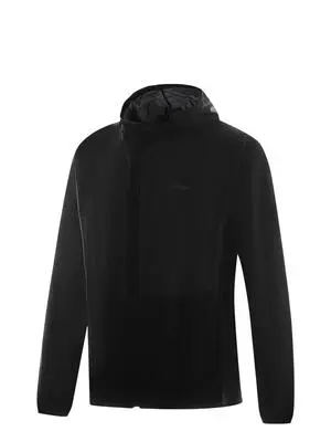 LI-NING Logo Hooded Windbreaker - Black