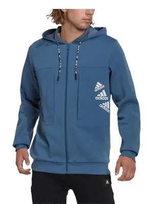 Adidas Brandlove Fleece Full-zip Hoodie - Default Colorway