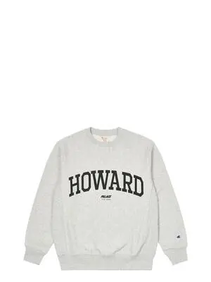 PALACE X Champion Fw22 Logo Sweater - Grey