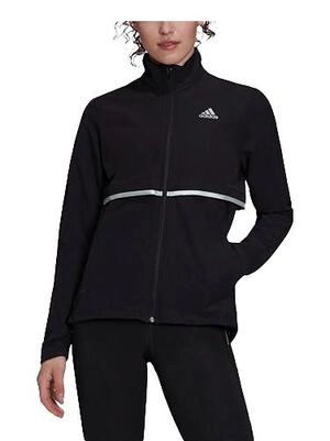 Adidas Logo Printing Stand Up Collar Zip Up Long Sleeve Jacket - Default Color