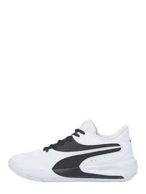 PUMA Low Top Sneakers - White/black