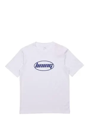 LI-NING Logo T-shirt 'white Blue - White/blue