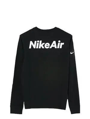 Nike Long Sleeve Crewneck Logo T-shirt - Black